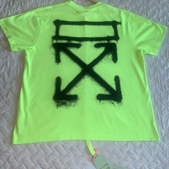 Off-White | Tops | Offwhite Main Label Tshirt | Poshmark